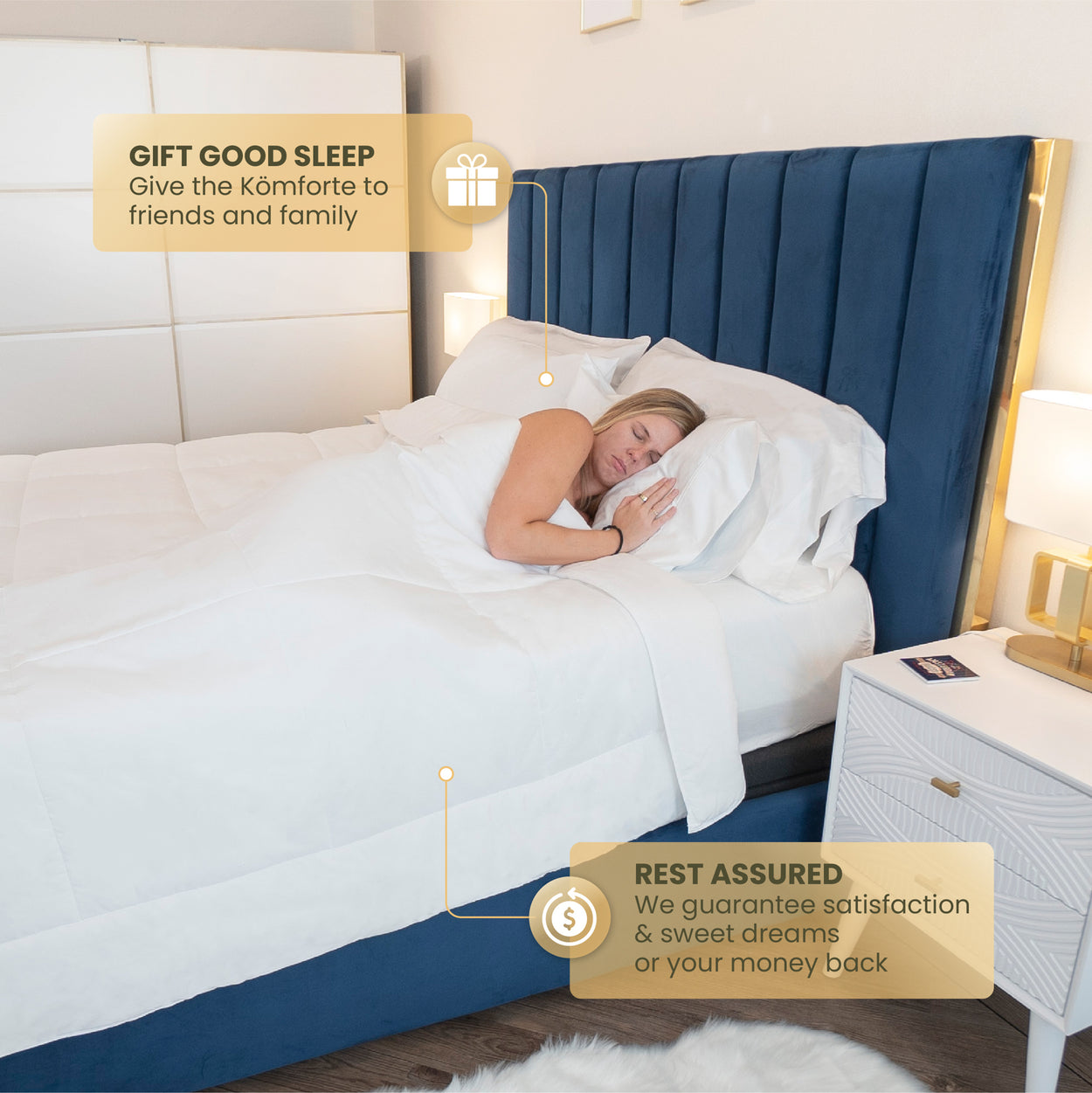 KÖMFORTE - bySöMN: Dual Zone Comforter for Couples – by SöMN